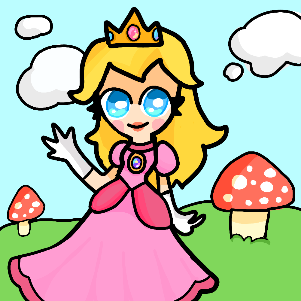 Princess peach - ibisPaint