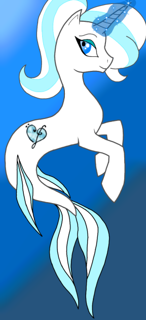IceHeart Melody as a merpony - ibisPaint