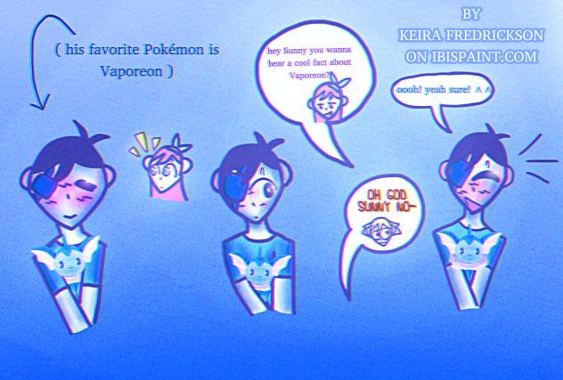Vaporeon copypasta ( Omori meme ) - ibisPaint