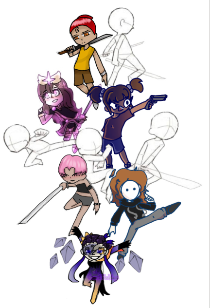 Squad - A Collab - ibisPaint