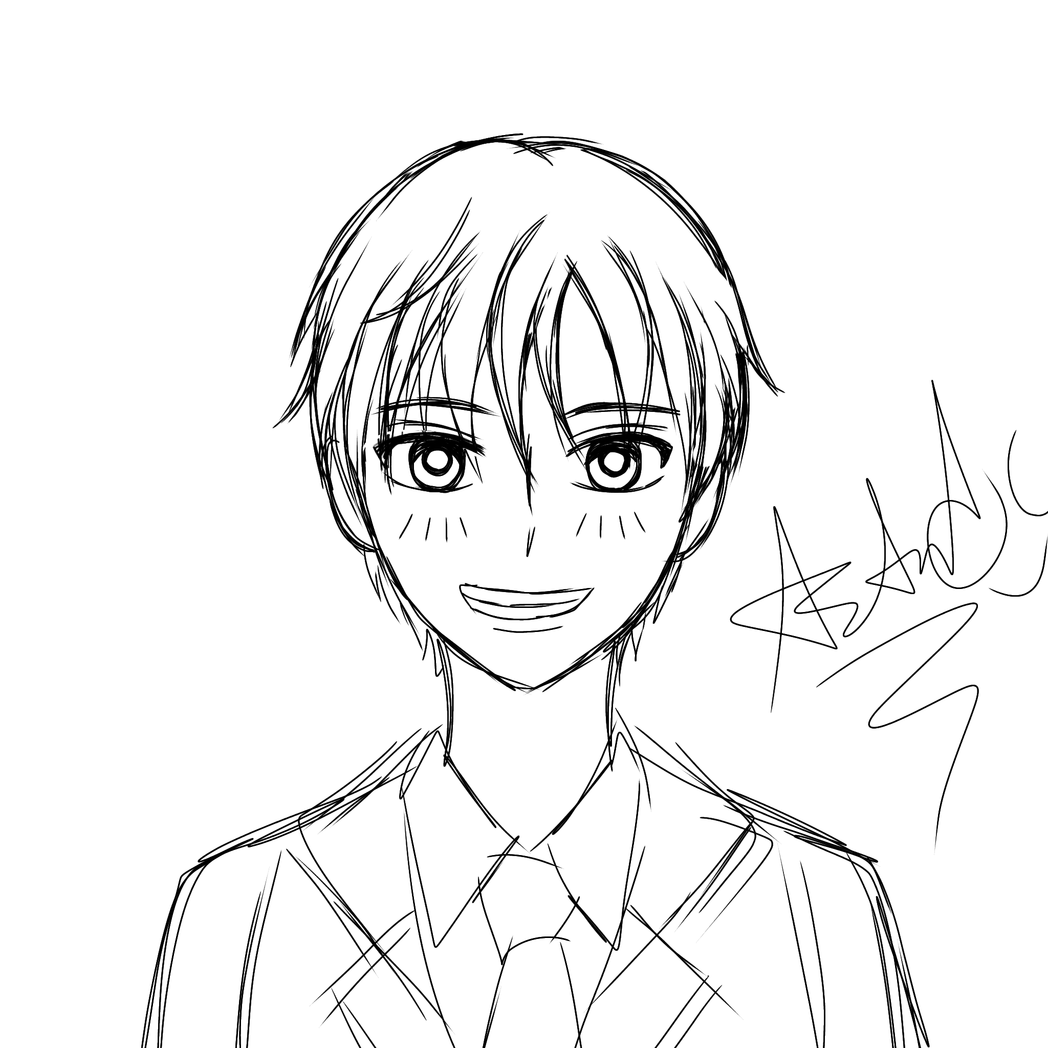 boceto Victor - ibisPaint