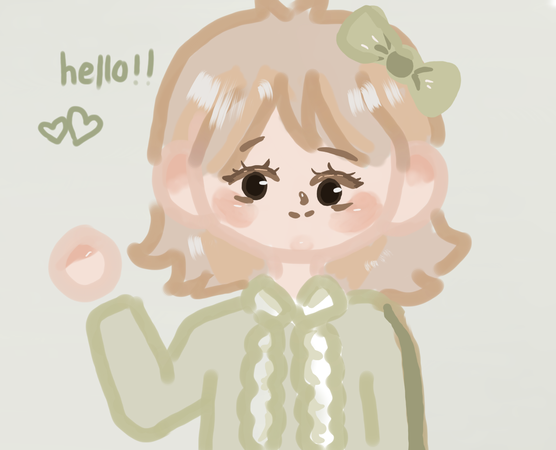 light green girl - ibisPaint