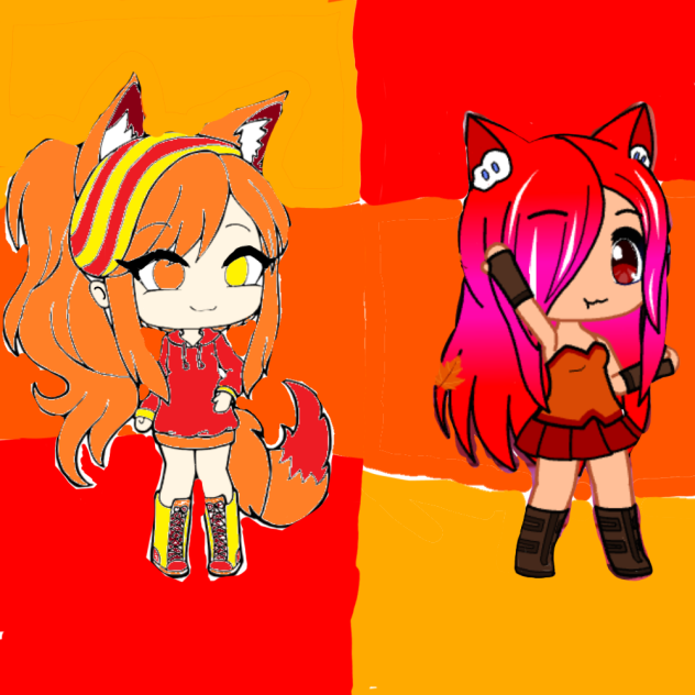 fall sisters - ibisPaint