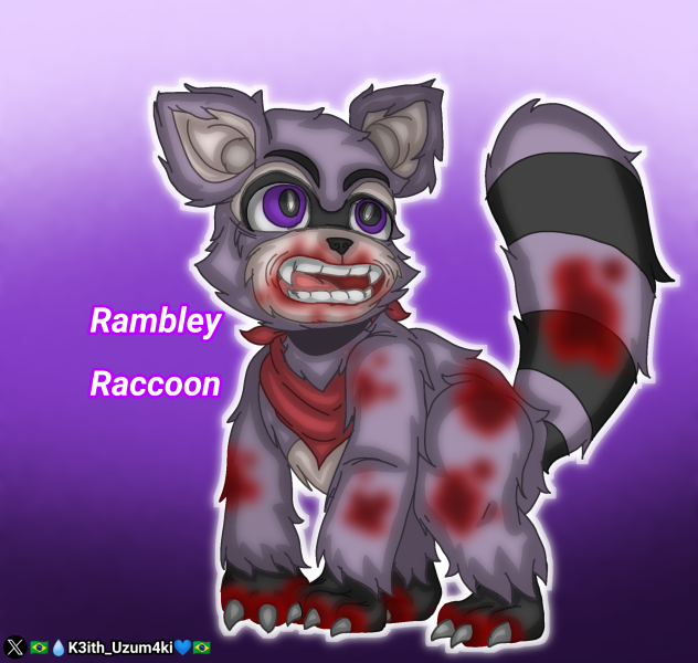 Rambley Raccoon - Indigo Park - ibisPaint