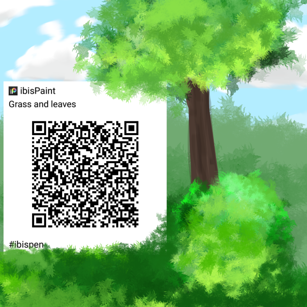 Grass and leaves brush! - ibisPaint