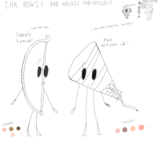 BOWIE AND ARCHIE'S FAN CHILDS⁉️🎀🏹 - ibisPaint