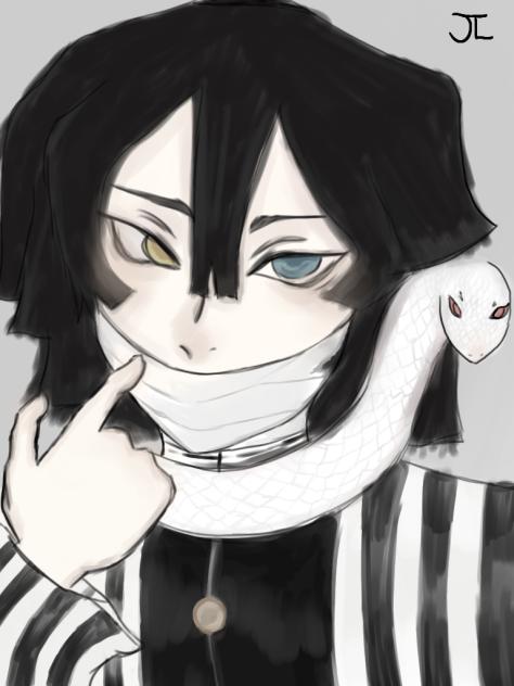 Obanai and Kaburamaru - ibisPaint