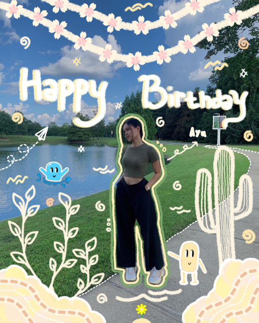 Happy birthday paint - ibisPaint