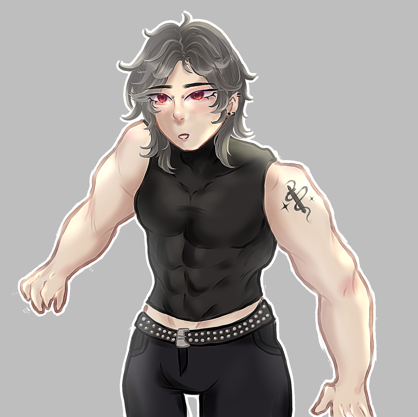 redrawing of my oc Ren - ibisPaint