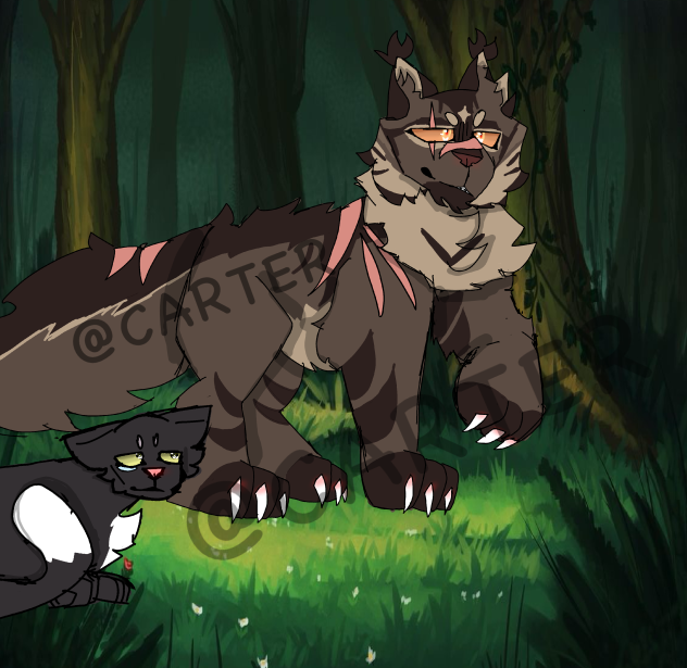 Tigerstar and Ravenpaw! - ibisPaint
