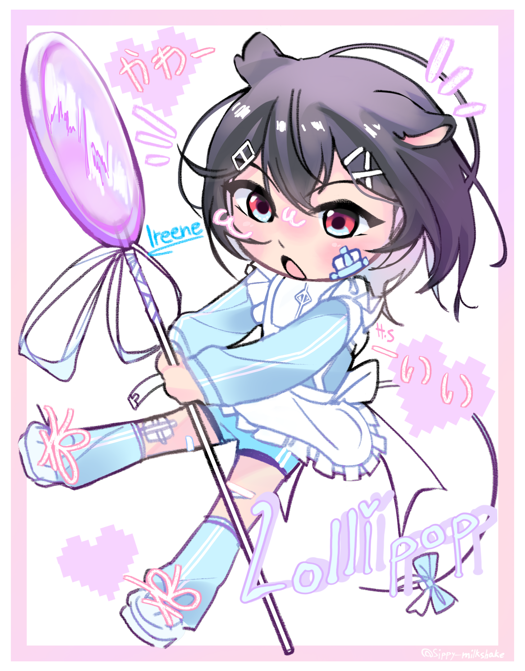 Cutie pie ^^💜💙💕 - ibisPaint