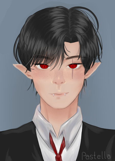 Male vampire - ibisPaint