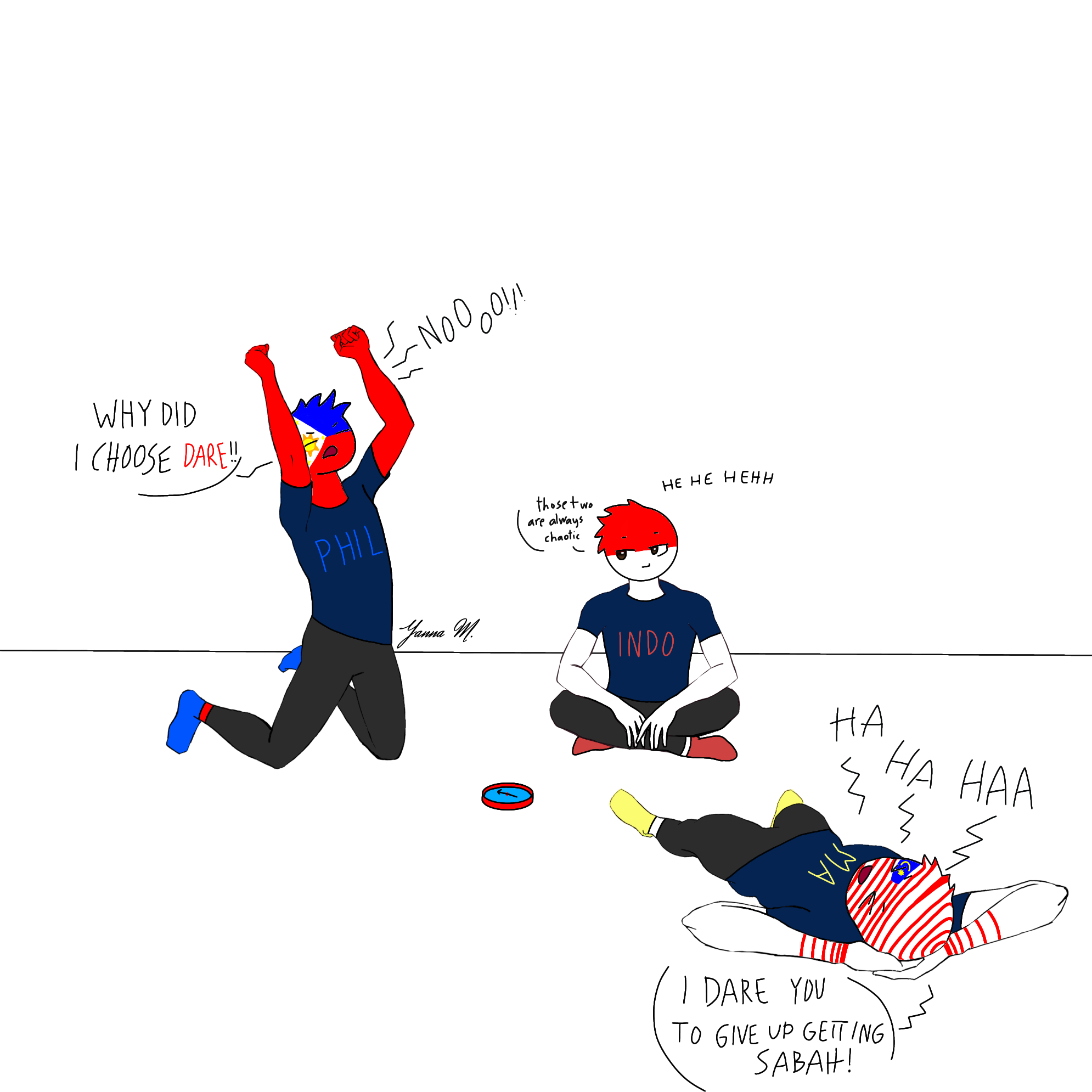 Truth or Dare with Maphilindo! - ibisPaint