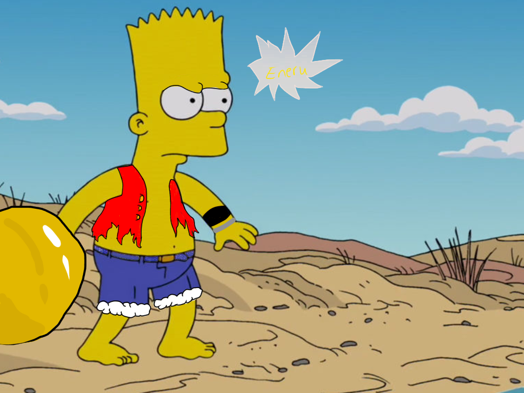 Bart looking for eneru - ibisPaint