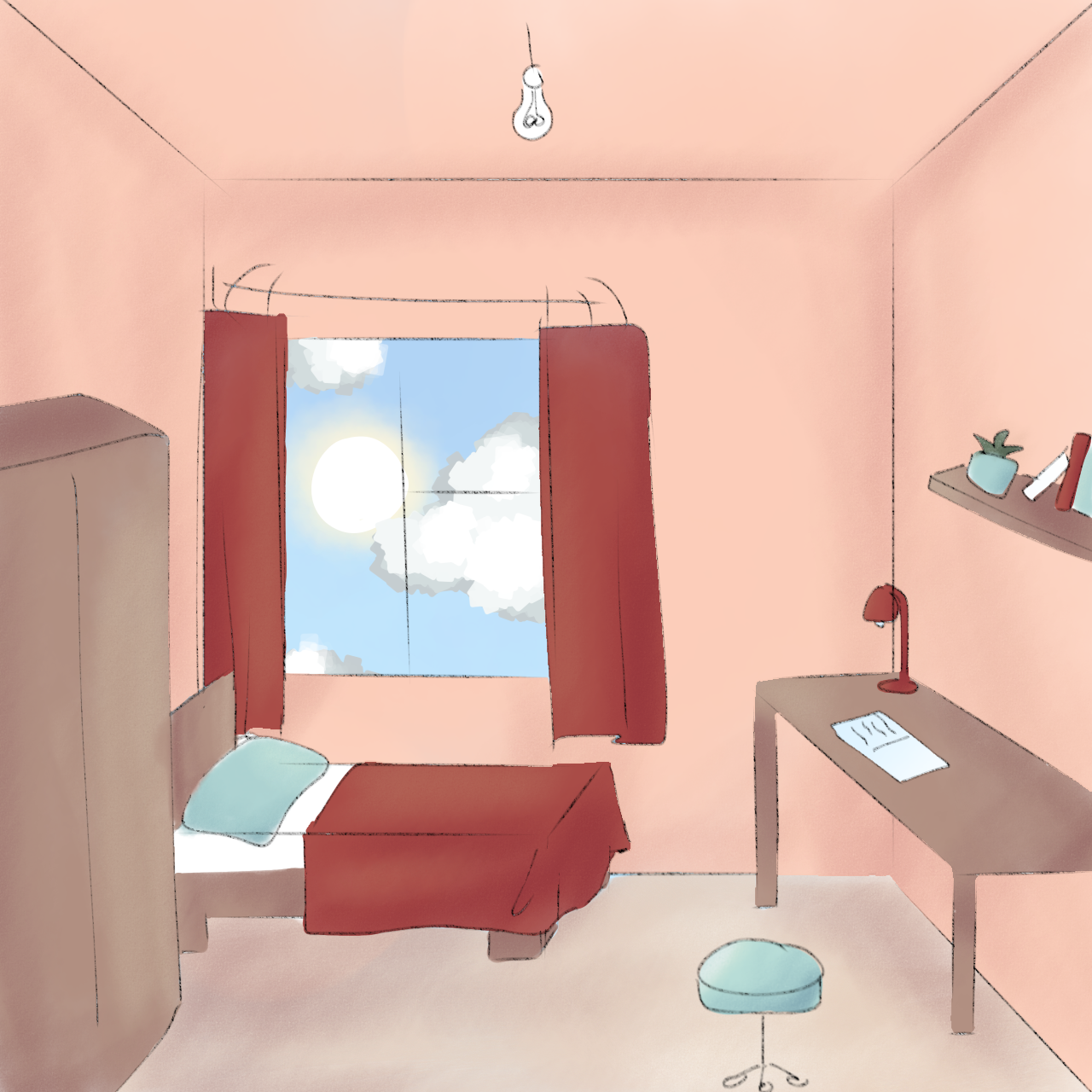 Bedroom - ibisPaint