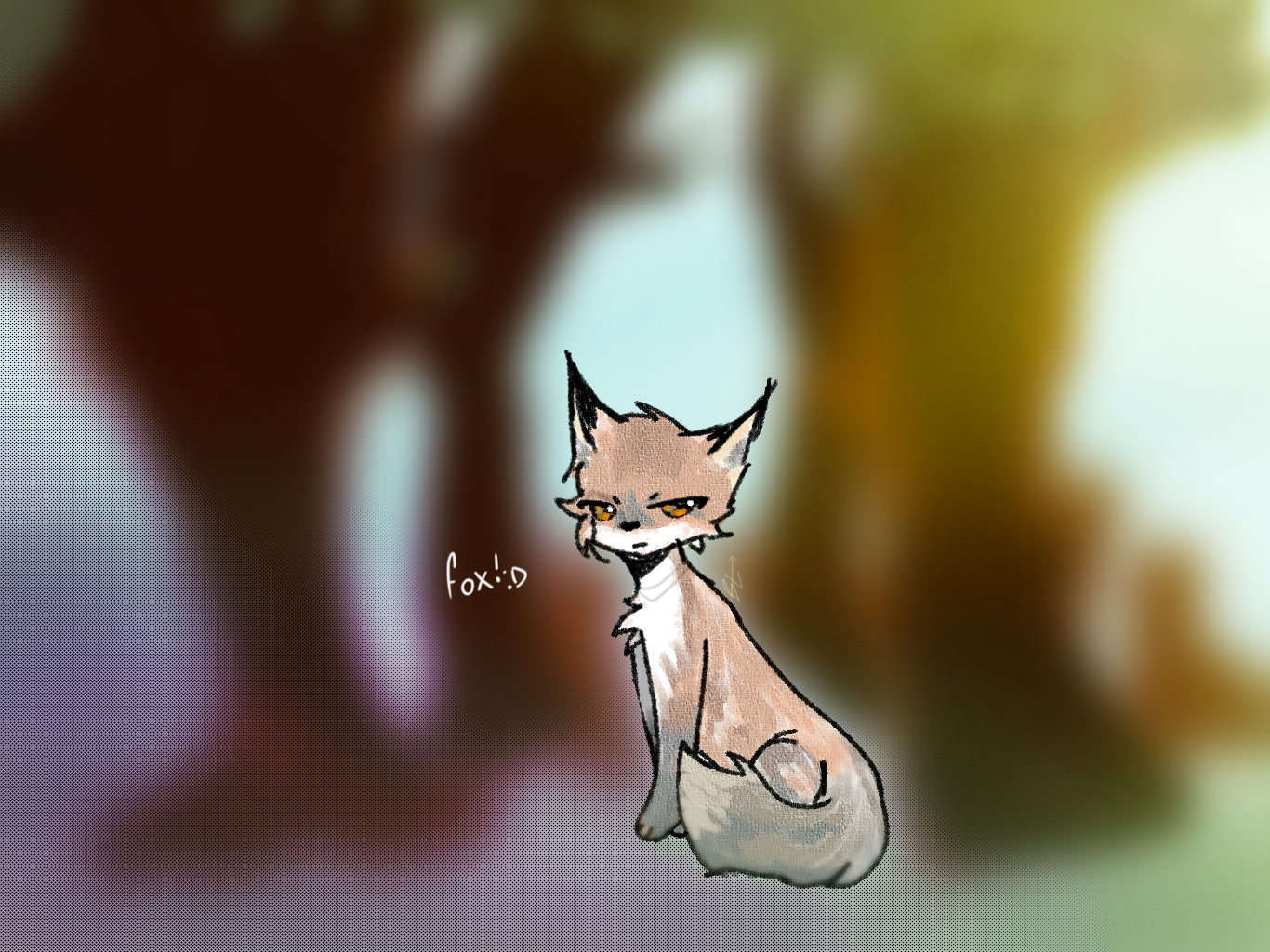 Lazy background - ibisPaint