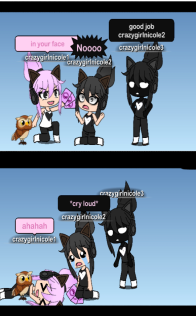 comic playing uno from gachavers - ibisPaint