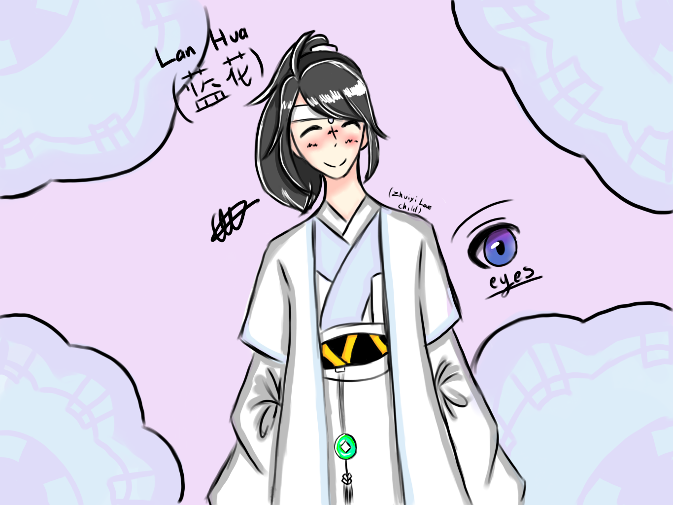 LAN HUA MY NEWS OC AFTER 3 YEARS - ibisPaint