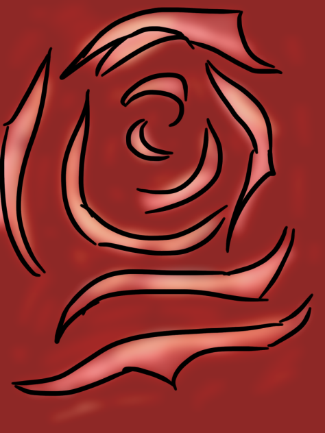 red rose - ibisPaint