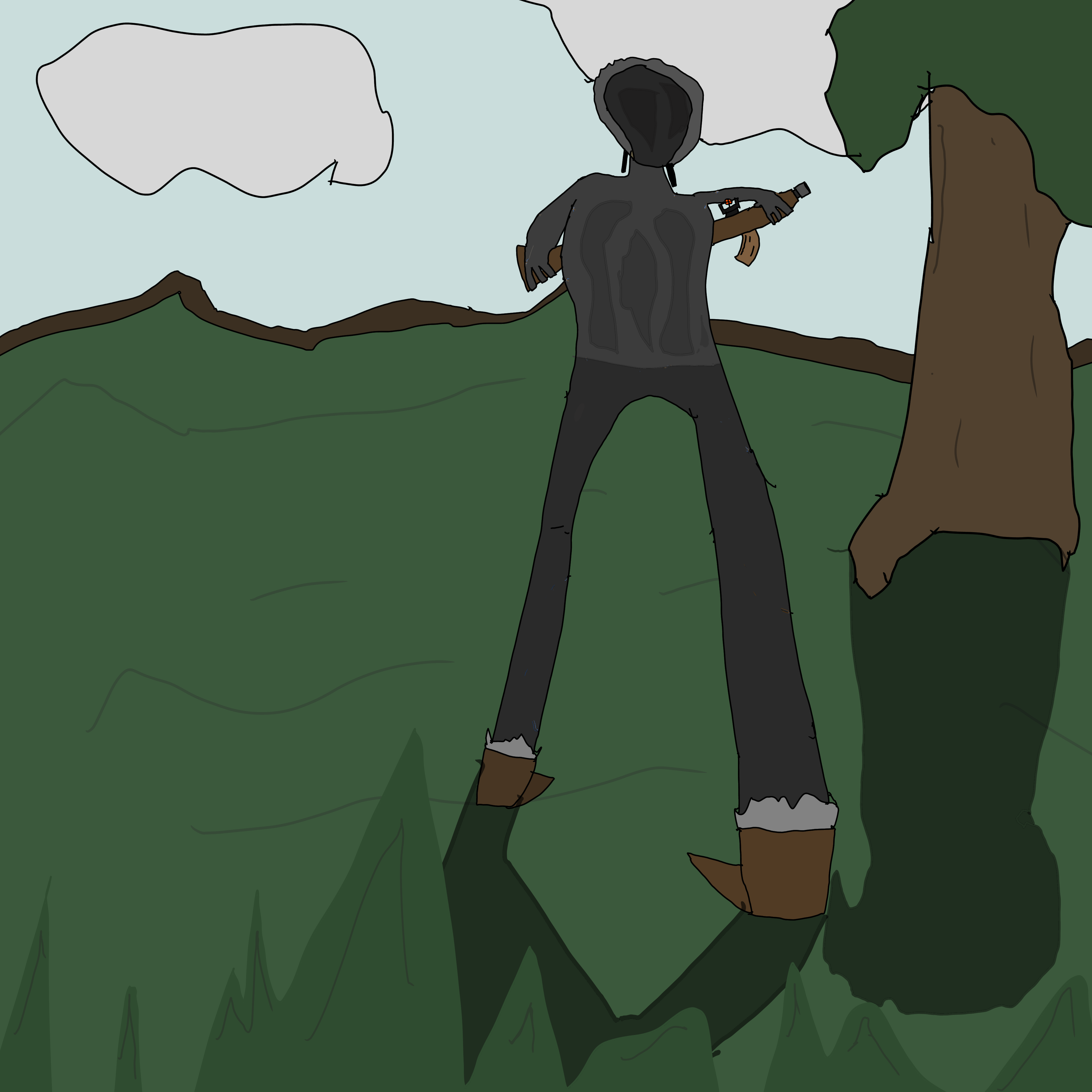 cliff sniper - ibisPaint