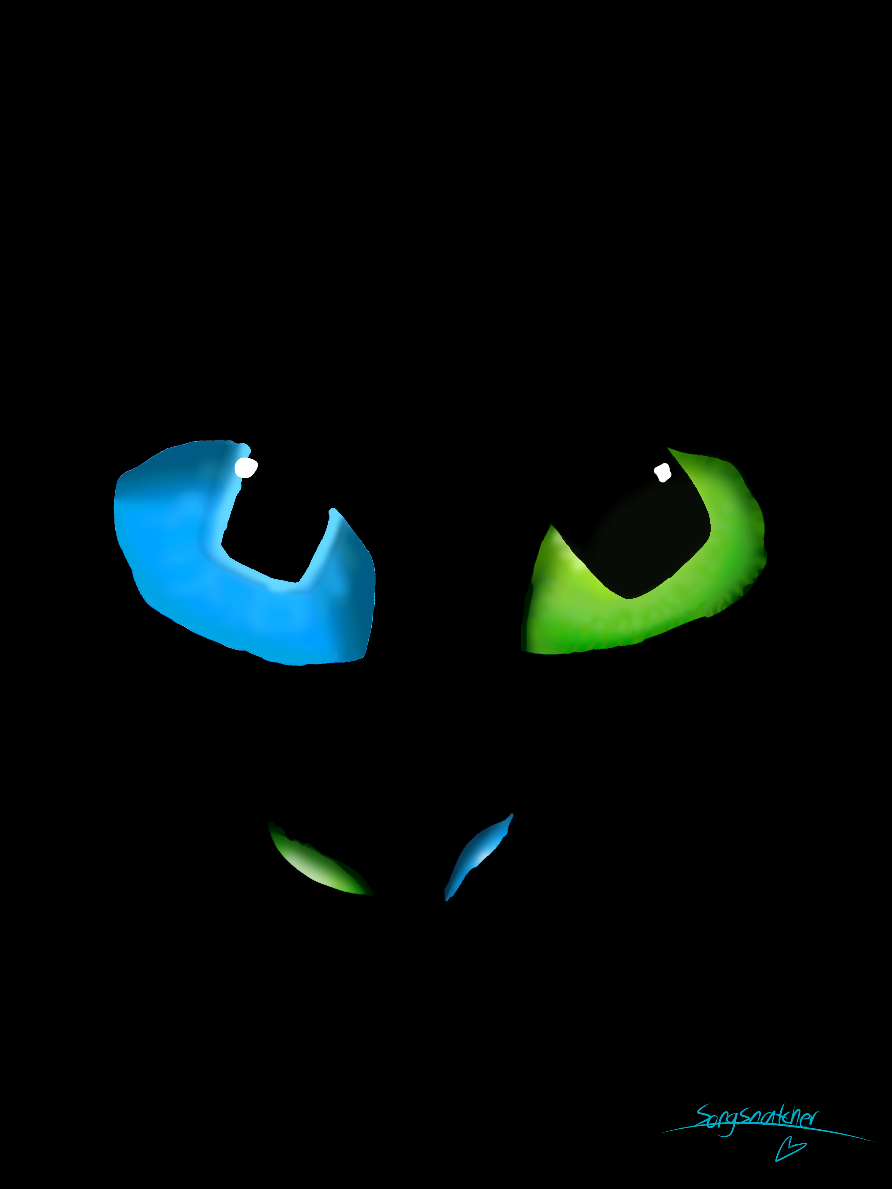 Httyd colored eyes - ibisPaint