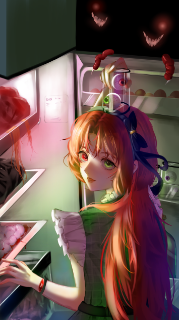 suspicious fridge - ibisPaint