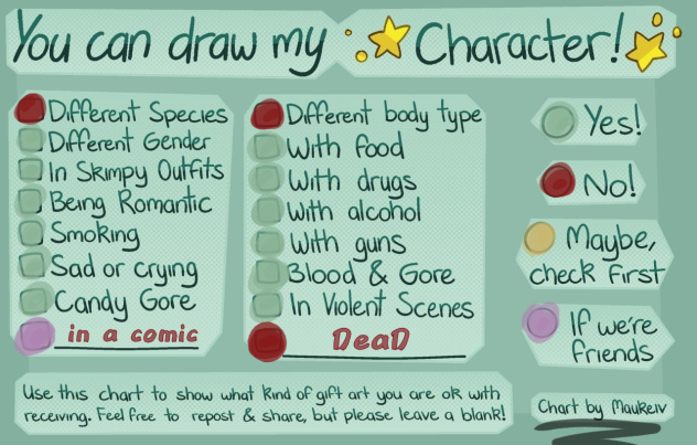 draw my character rules - ibisPaint