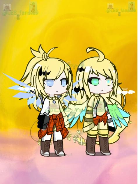 The twin Glitecah and Lesah - ibisPaint