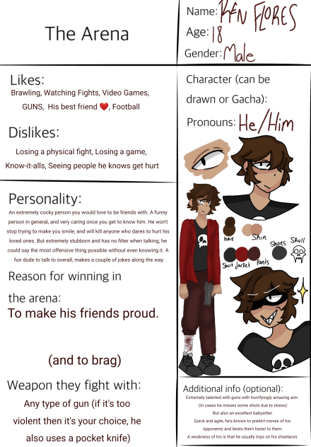 Ren Flores Entering The Arena - ibisPaint