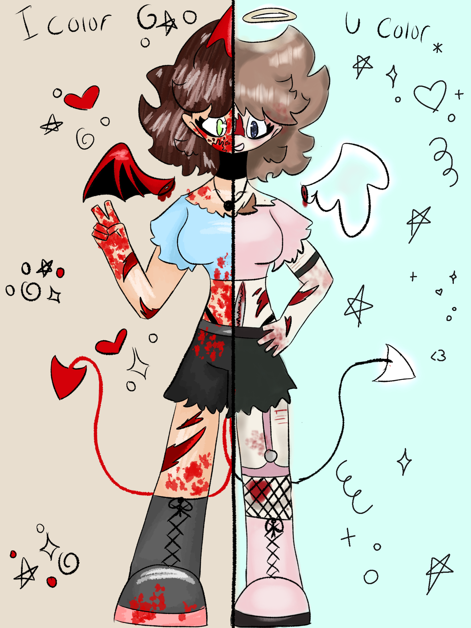 devil angel - ibisPaint