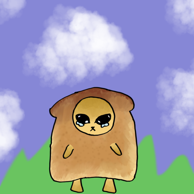 Toast cat - ibisPaint
