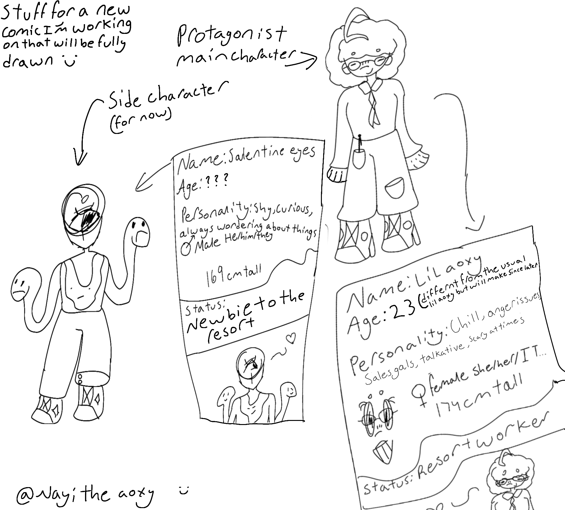 stuff for new comic - ibisPaint