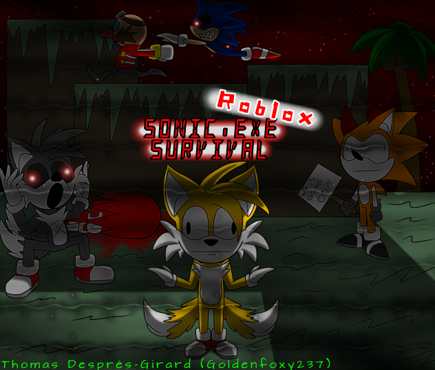 Sonic exe survival speedpaint - ibisPaint