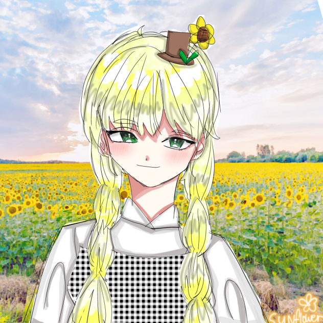 sunflower리퀘🌻 - ibisPaint