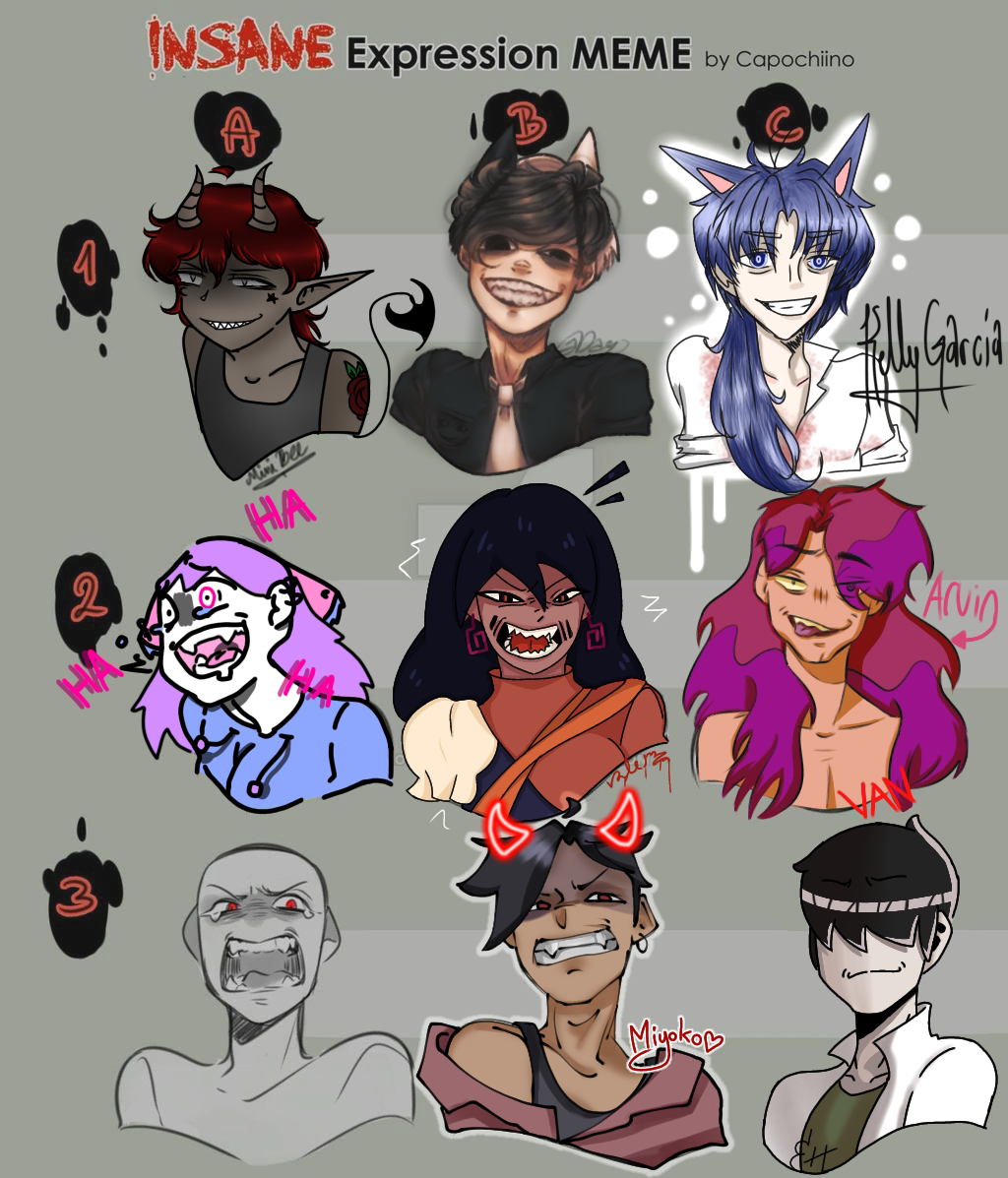 Insane Expression Meme - ibisPaint