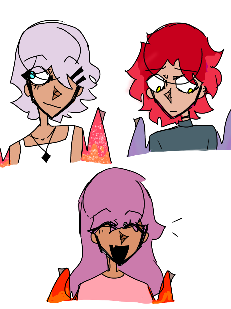 Salina and Luna kids - ibisPaint