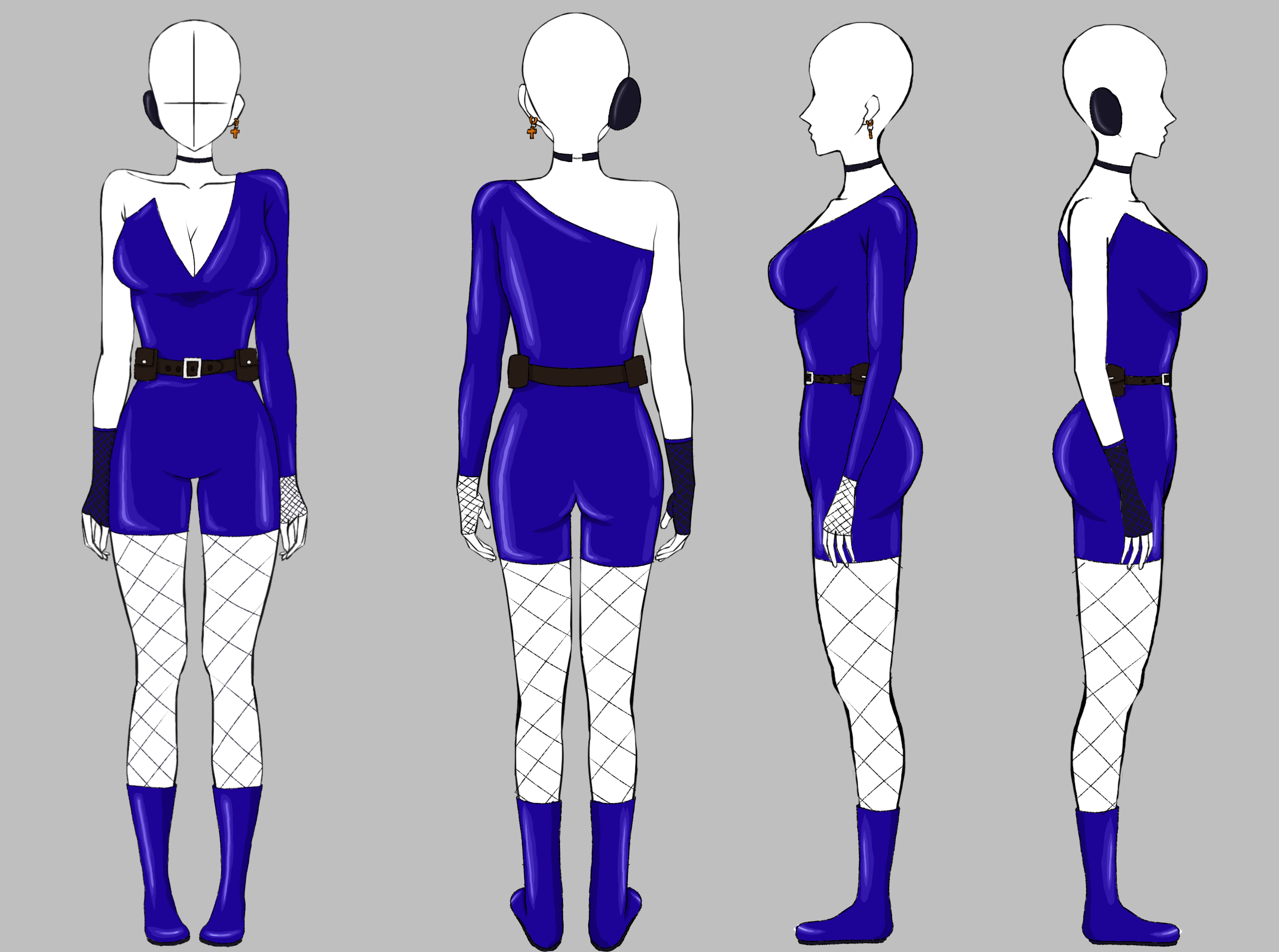 bella's hero costume design - ibisPaint