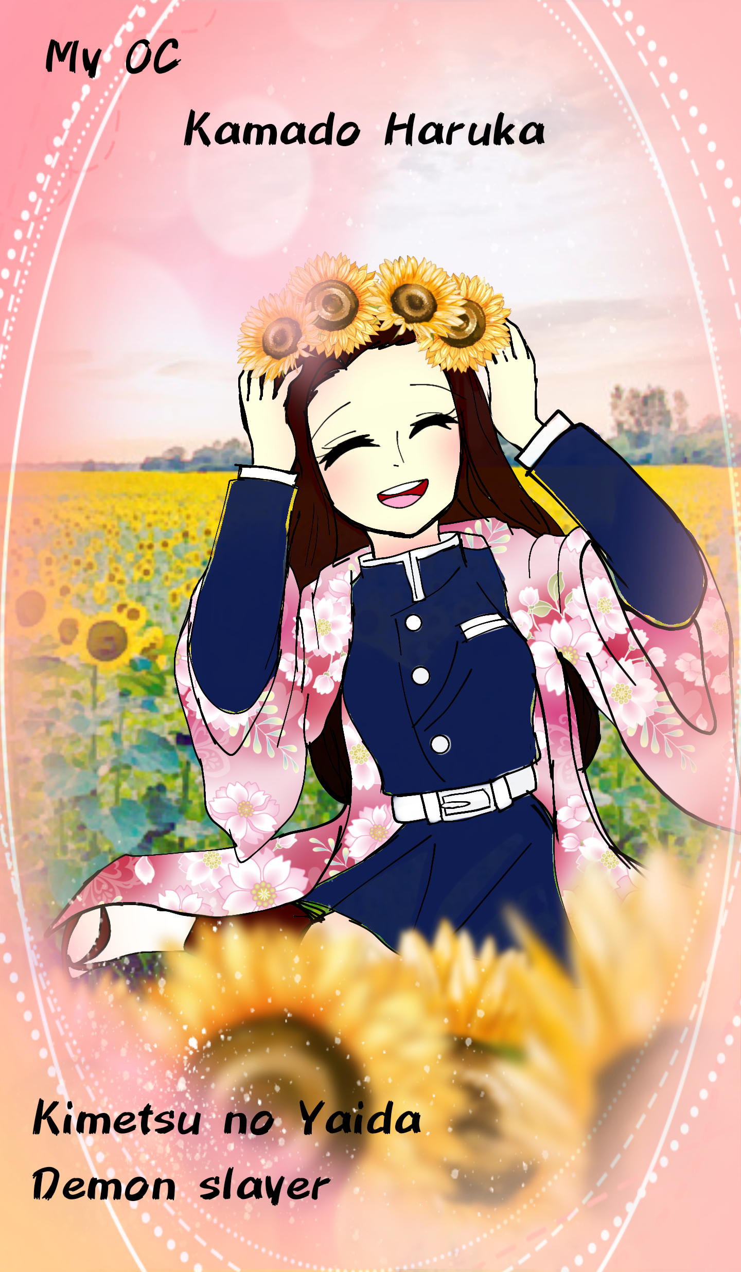 Kimetsu no Yaiba OC, Kamado Haruka - ibisPaint