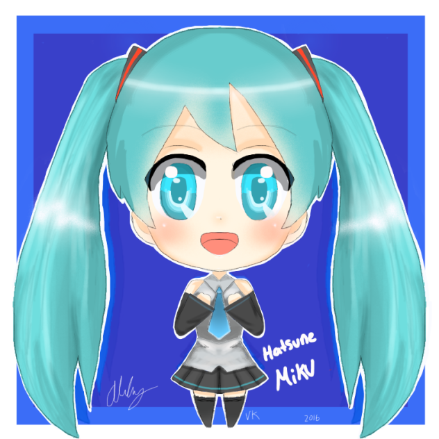 Chibi hatsune miku - ibisPaint