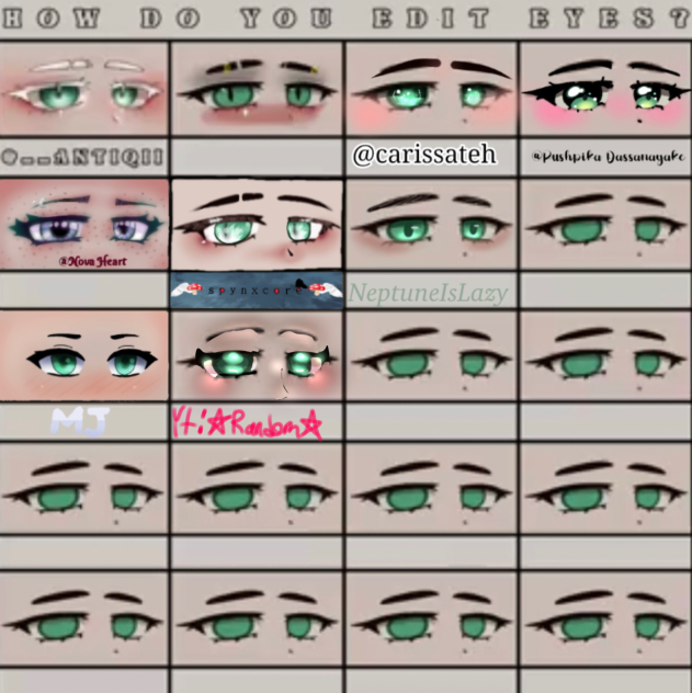 How do you edit eyes 👀 - ibisPaint