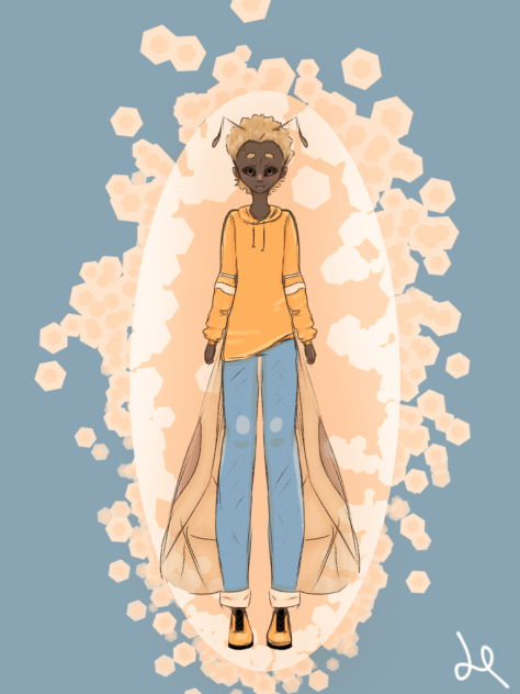 Bee person - ibisPaint
