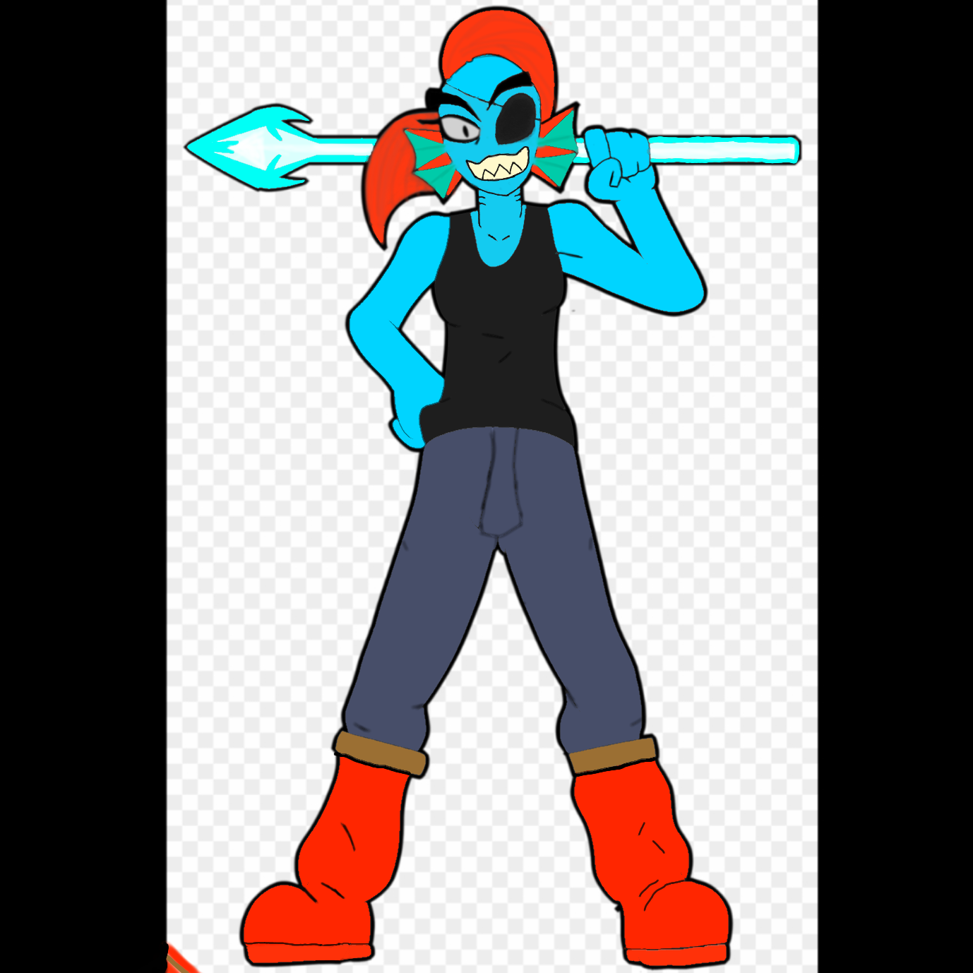 undyne art - ibisPaint