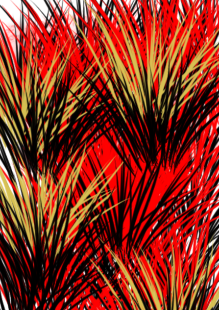 Crimson Needle Flower - ibisPaint