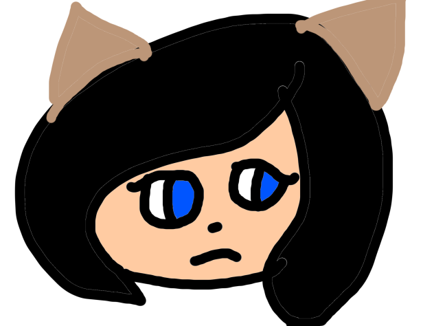 the sad floating head - ibisPaint