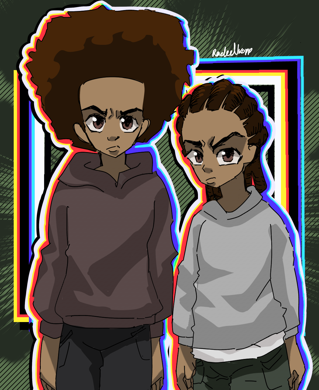 Boondocks Huey & riley - ibisPaint