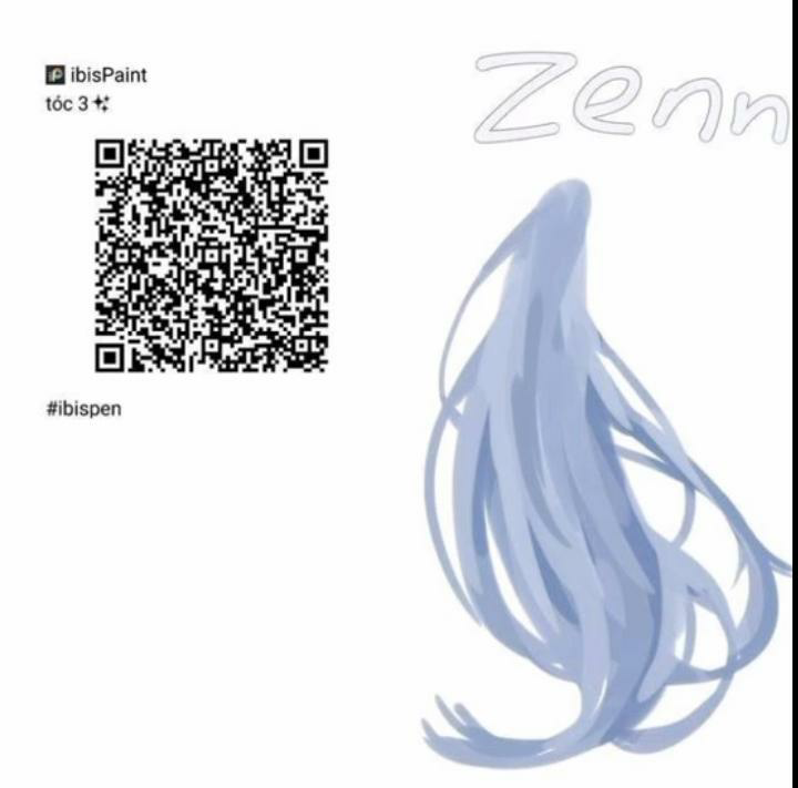 QR de pincel para pelo - ibisPaint