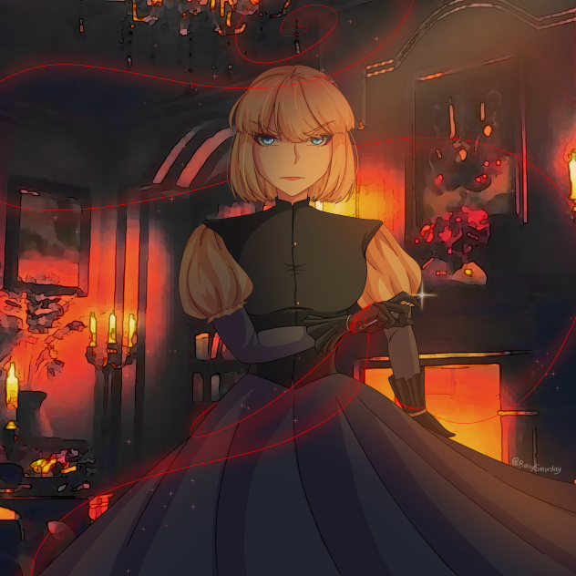 Red string - ibisPaint