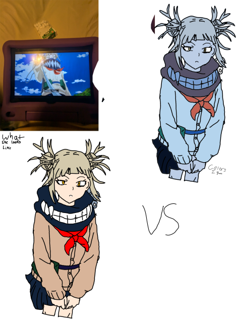 Colored Himiko Toga - ibisPaint