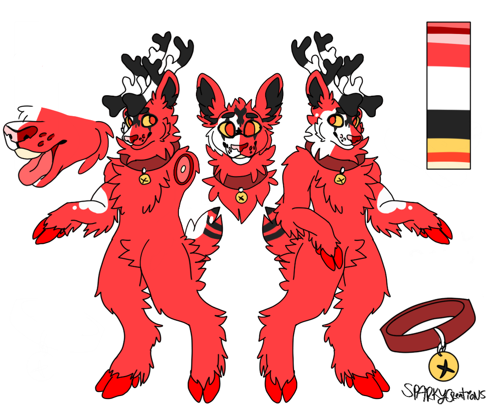 Blitzo inspired Reindeer - ibisPaint