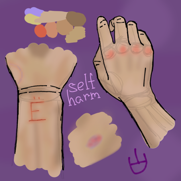 self harm - ibisPaint